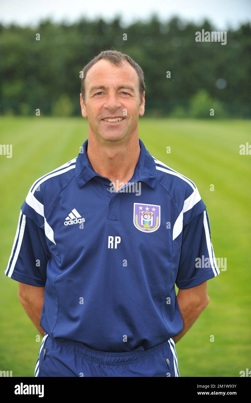 Rene Peeters poses for the photographer during the 2014-2015 season ...