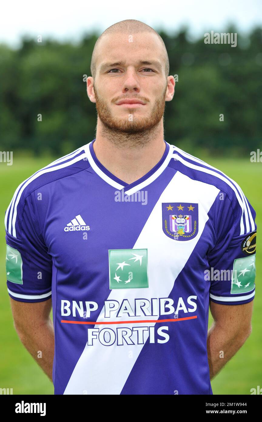 Bram Nuytinck poses for the photographer during the 2014-2015 season ...