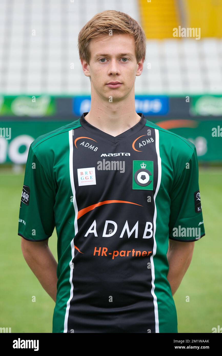 Cercle's Mathieu Maertens poses for the photographer during the 2014 ...