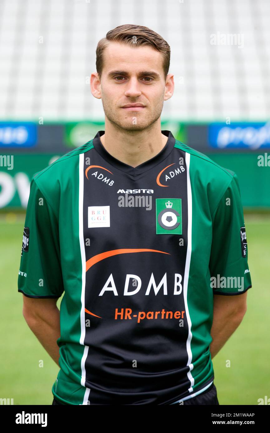 Cercle's Karel Van Roose poses for the photographer during the 2014 ...