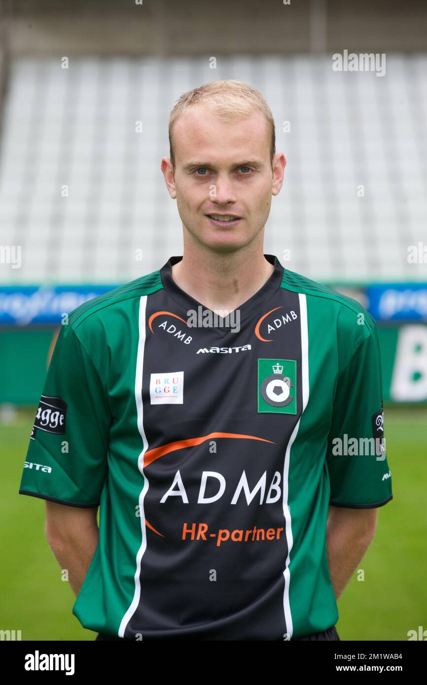 Cercle's Tim Smolders poses for the photographer during the 2014-2015 ...