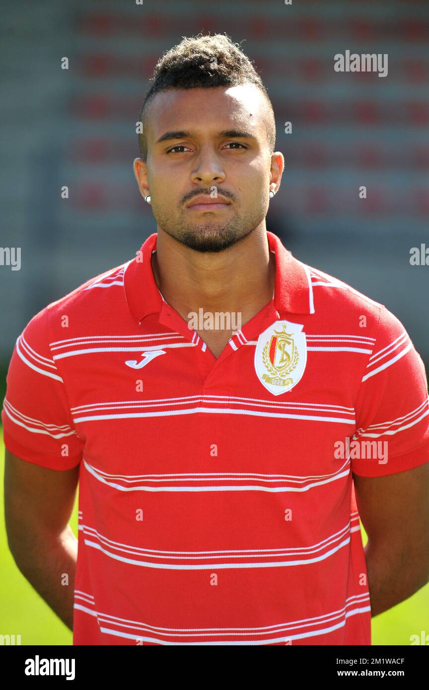 Standard's Frederic Bulot poses for the photographer during the 2014 ...