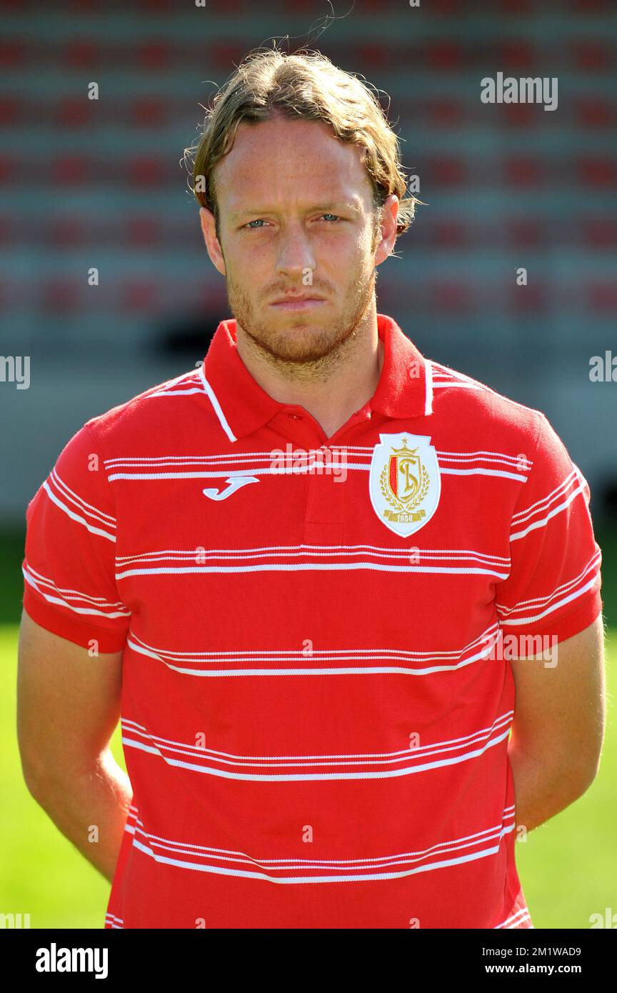 Standard's Ronnie Stam poses for the photographer during the 2014-2015 ...