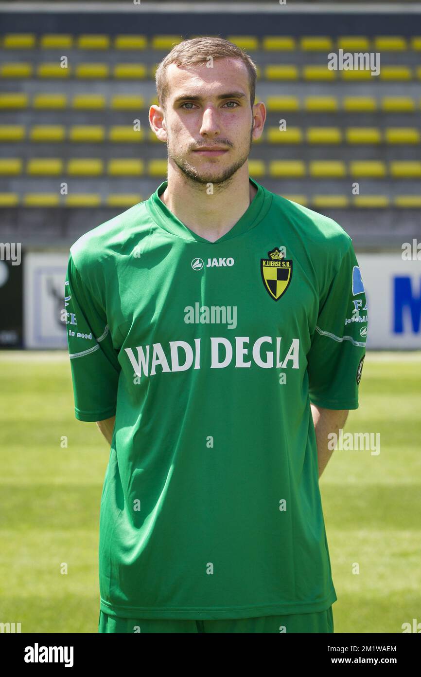 Steven Verheyen poses for the photographer during the 2014-2015 season ...