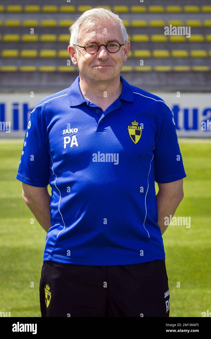 Peter Andersen poses for the photographer during the 2014-2015 season ...