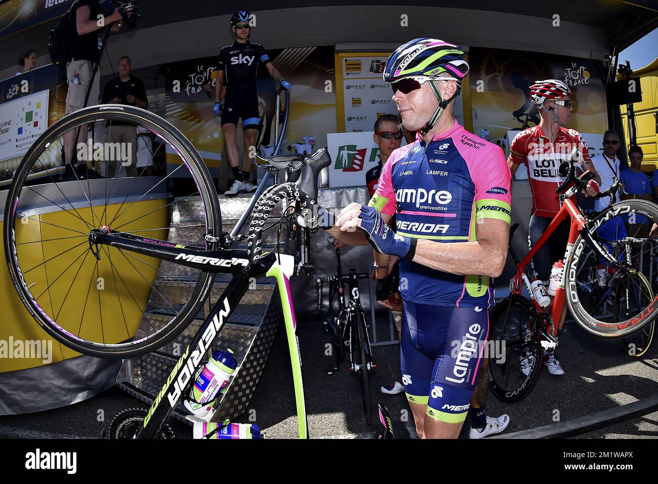 American Christopher Chris Horner of Lampre-Merida pictured at the ...