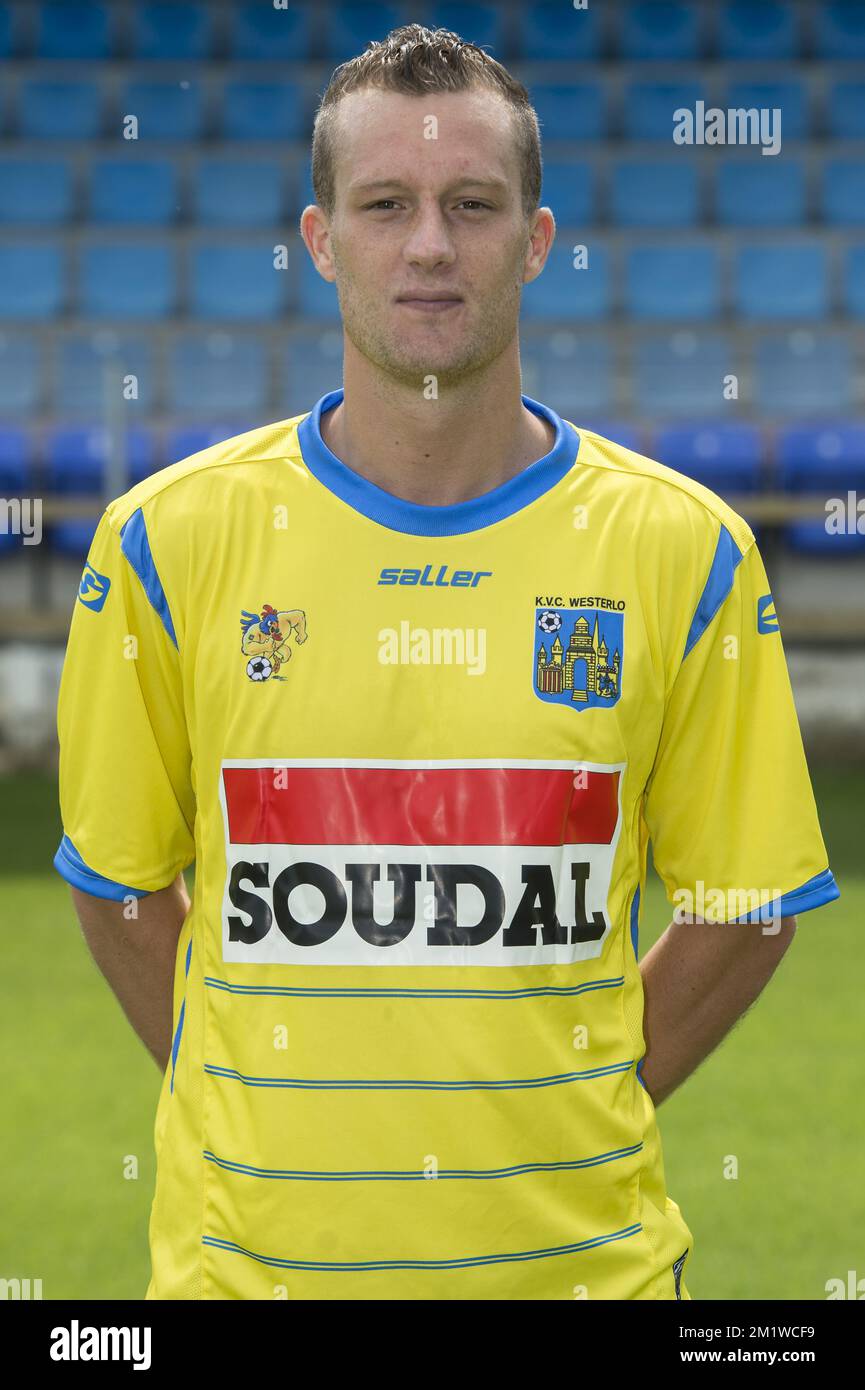 Westerlo's Jeffrey Rentmeister poses for the photographer during the ...