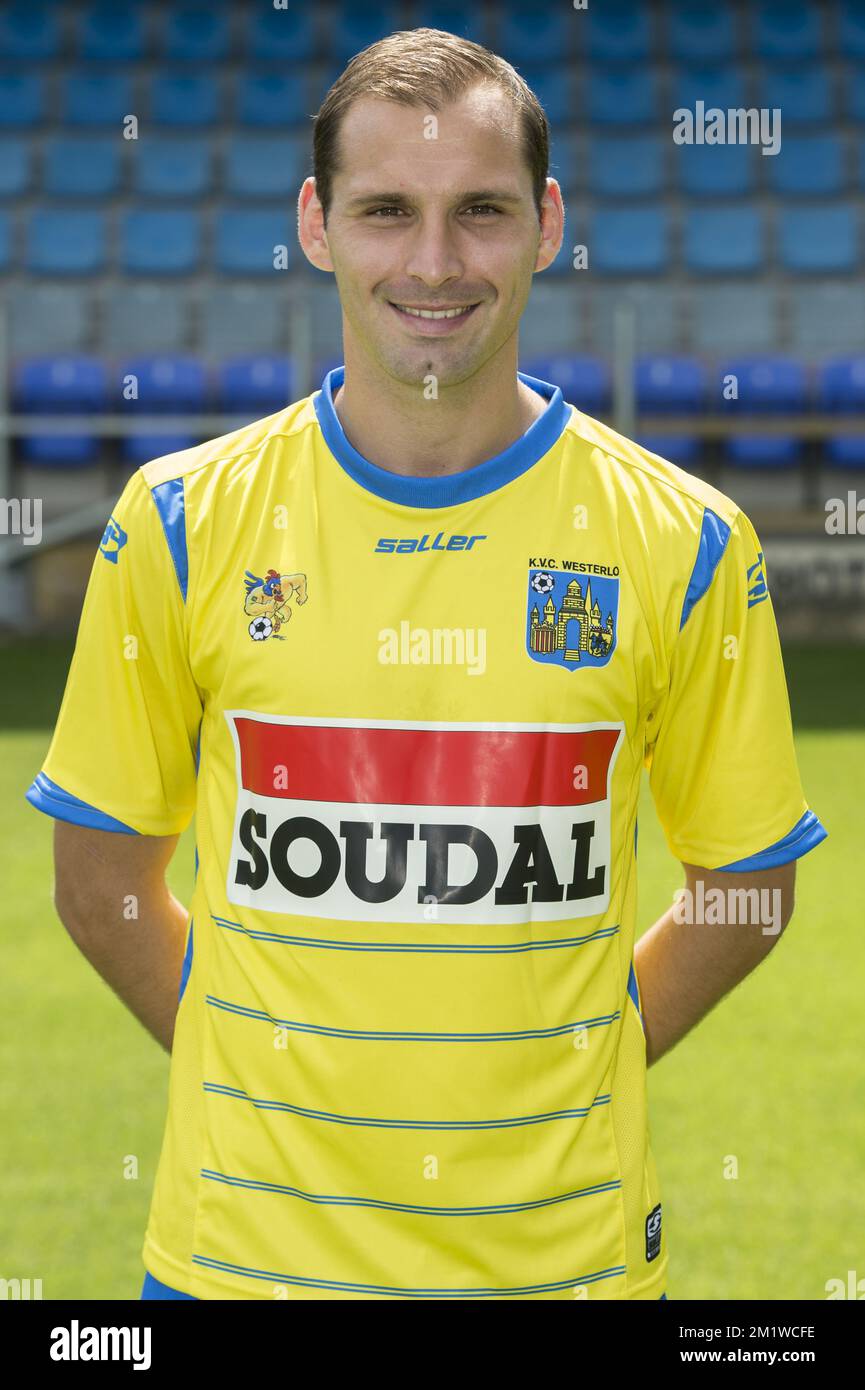 Westerlo's Maxime Annys poses for the photographer during the 2014-2015 ...
