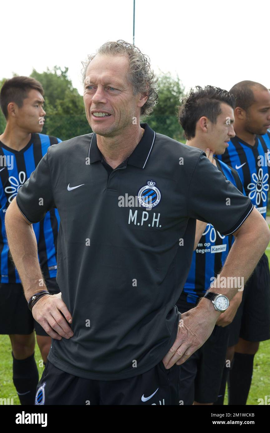 Club's head coach Michel Preud'homme pictured ahead of the 2014-2015 ...