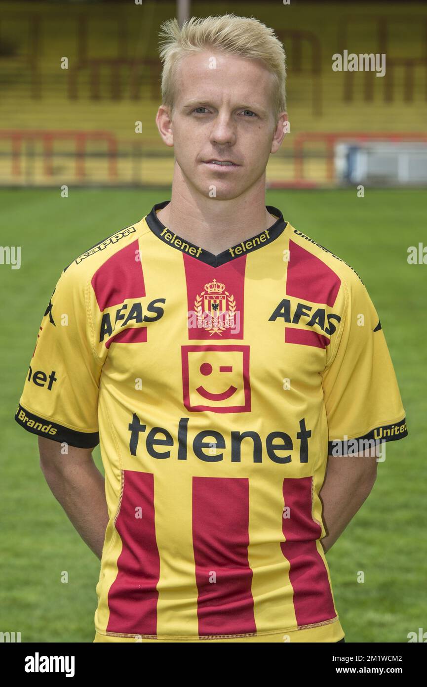 Laurens Paulussen poses for the photographer during the 2014-2015 ...