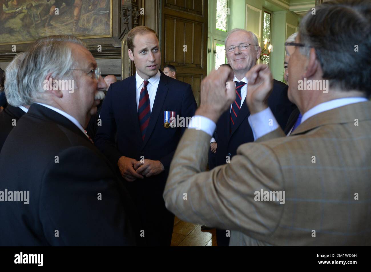 Britain's Prince William, The Duke of Cambridge pictured at Mons city ...