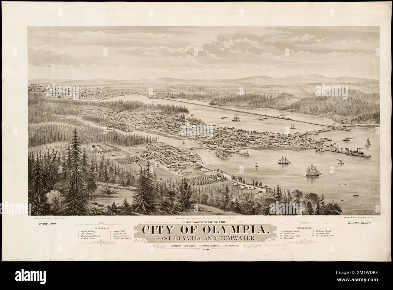 Map of tumwater hi-res stock photography and images - Alamy