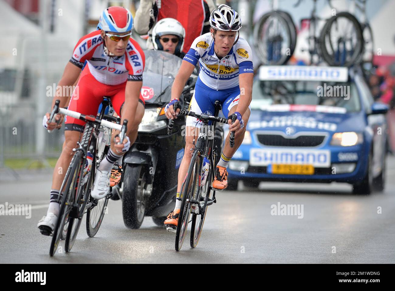 20140811 - TERNEUZEN, NETHERLANDS: Latvian Gatis Smukulis of Team ...