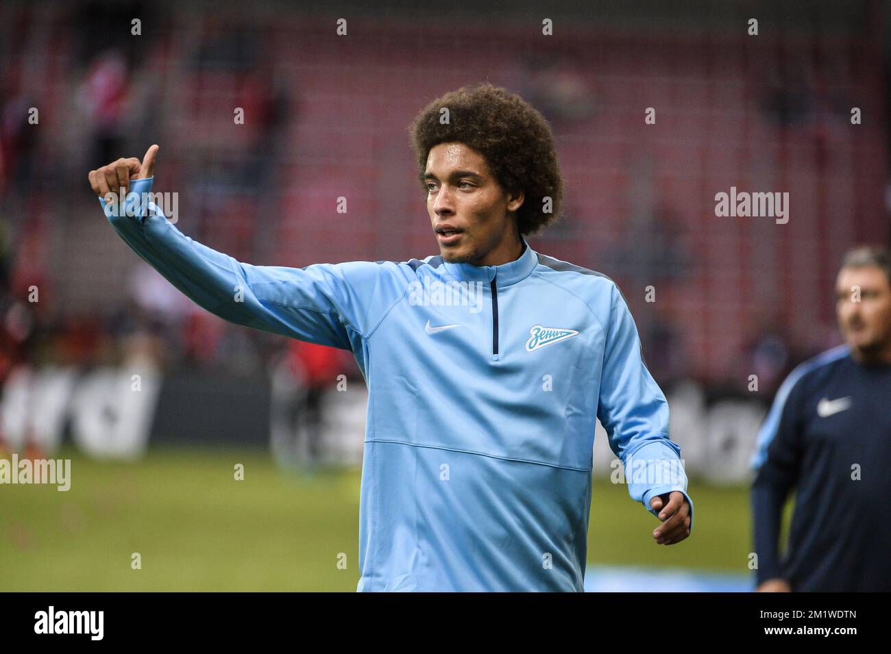 Zenit's Axel Witsel pictured at the start of the first leg match ...