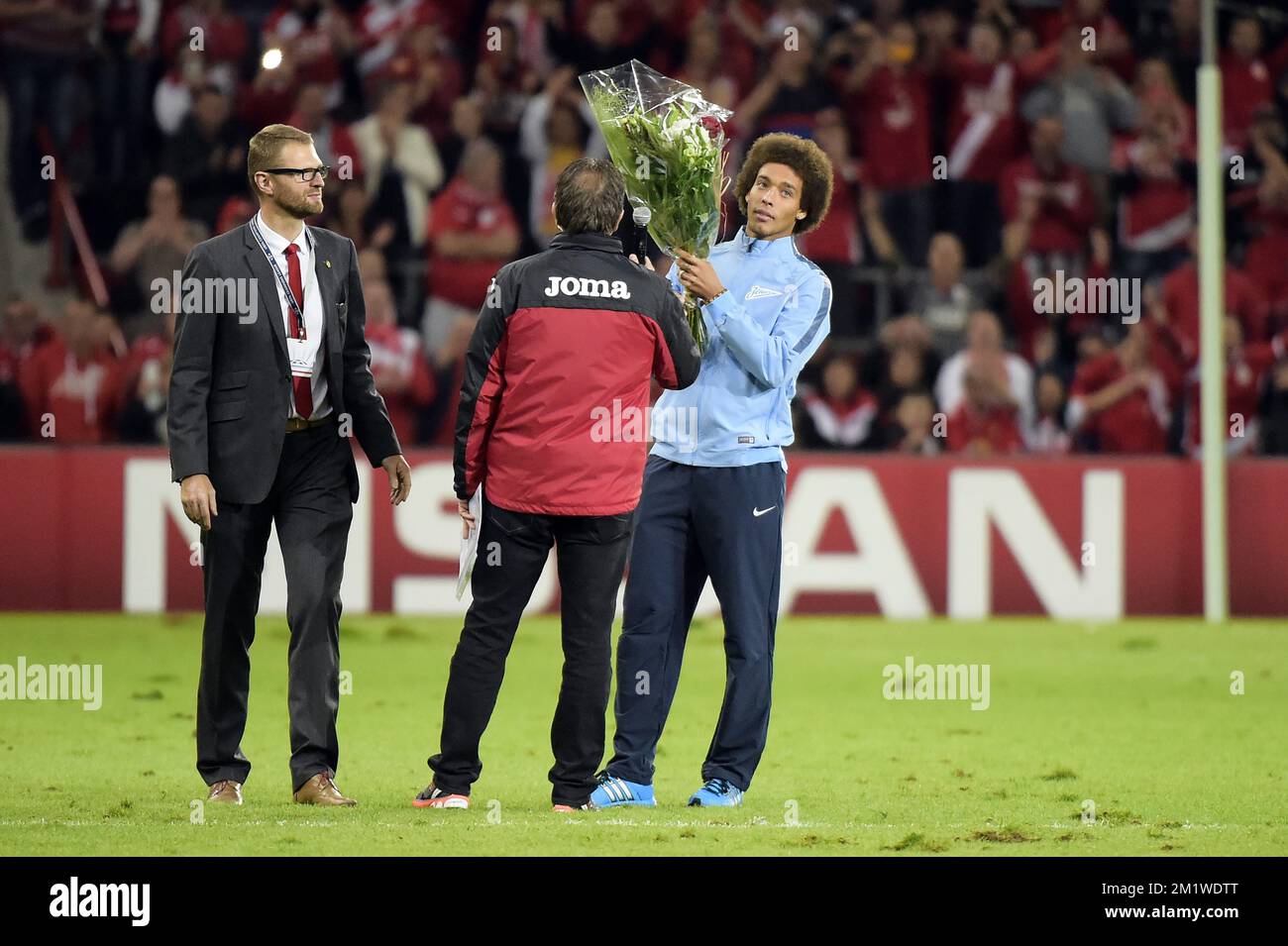 Zenit's Axel Witsel pictured after the first leg match between Belgian ...