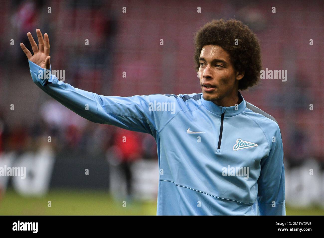 Zenit's Axel Witsel pictured at the start of the first leg match ...