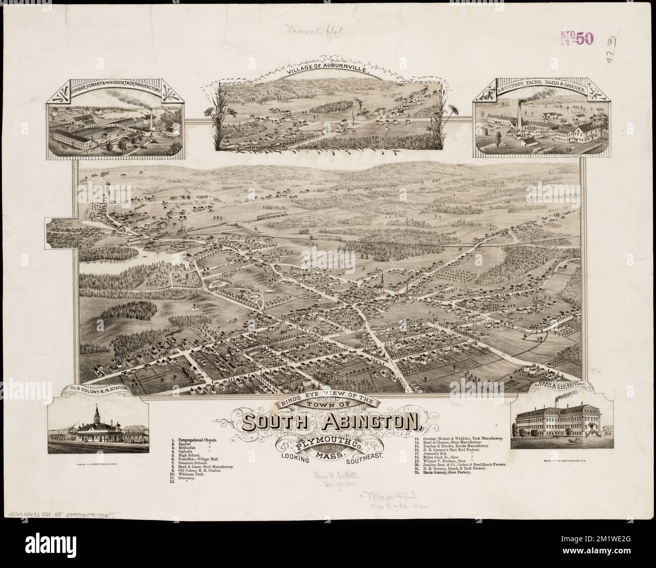 Map of whitman hi-res stock photography and images - Alamy