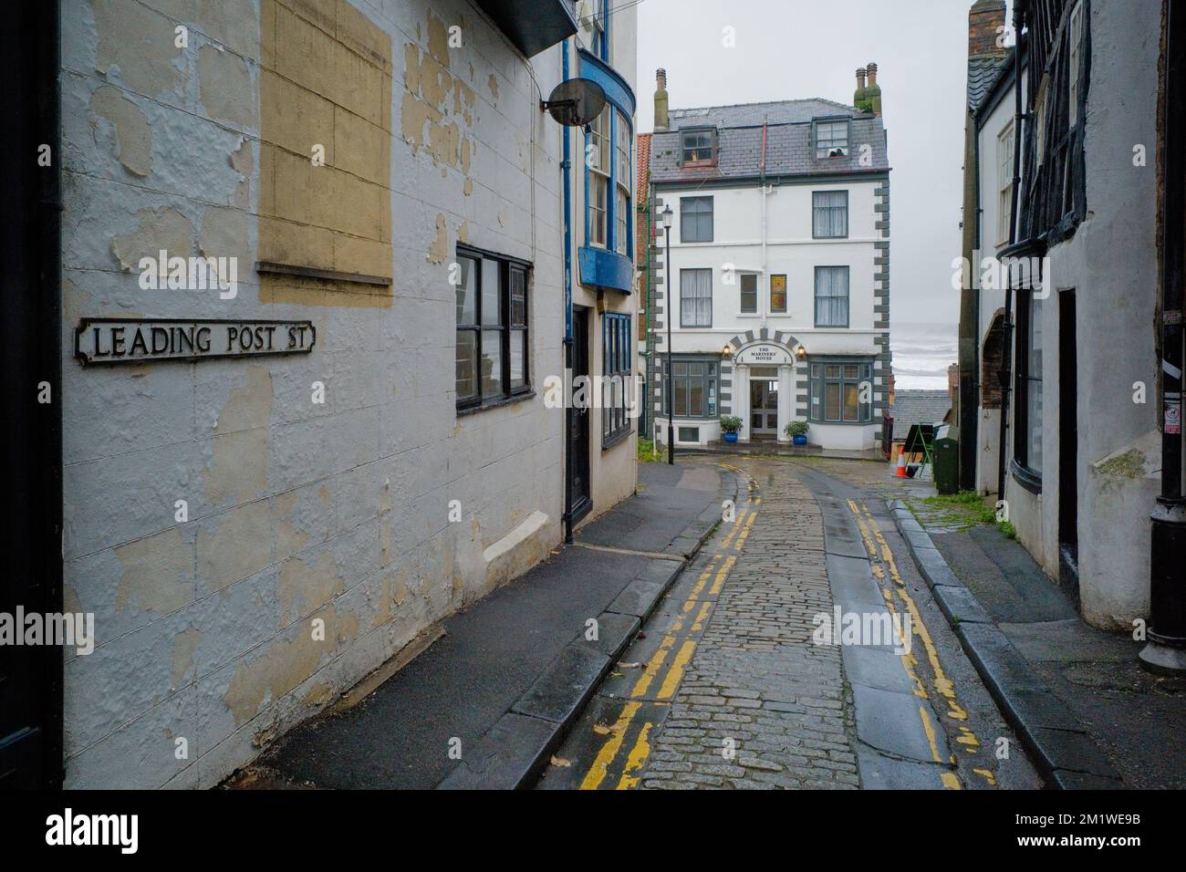 Looking down Leading Post Street towards what was once the Post Office ...