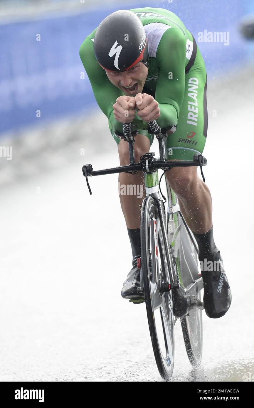 Irish Ryan Mullen , winner of the silver medal pictured during the U23 ...
