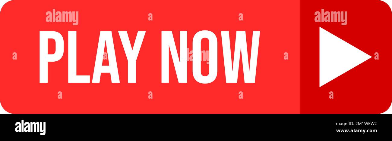 Play now button. Red play now button Stock Vector Image & Art - Alamy