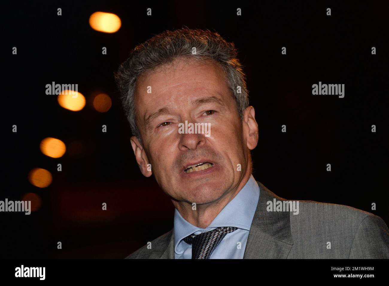 20141007 - FLEURUS, BELGIUM: bpost's CEO Koen Van Gerven pictured at a ...