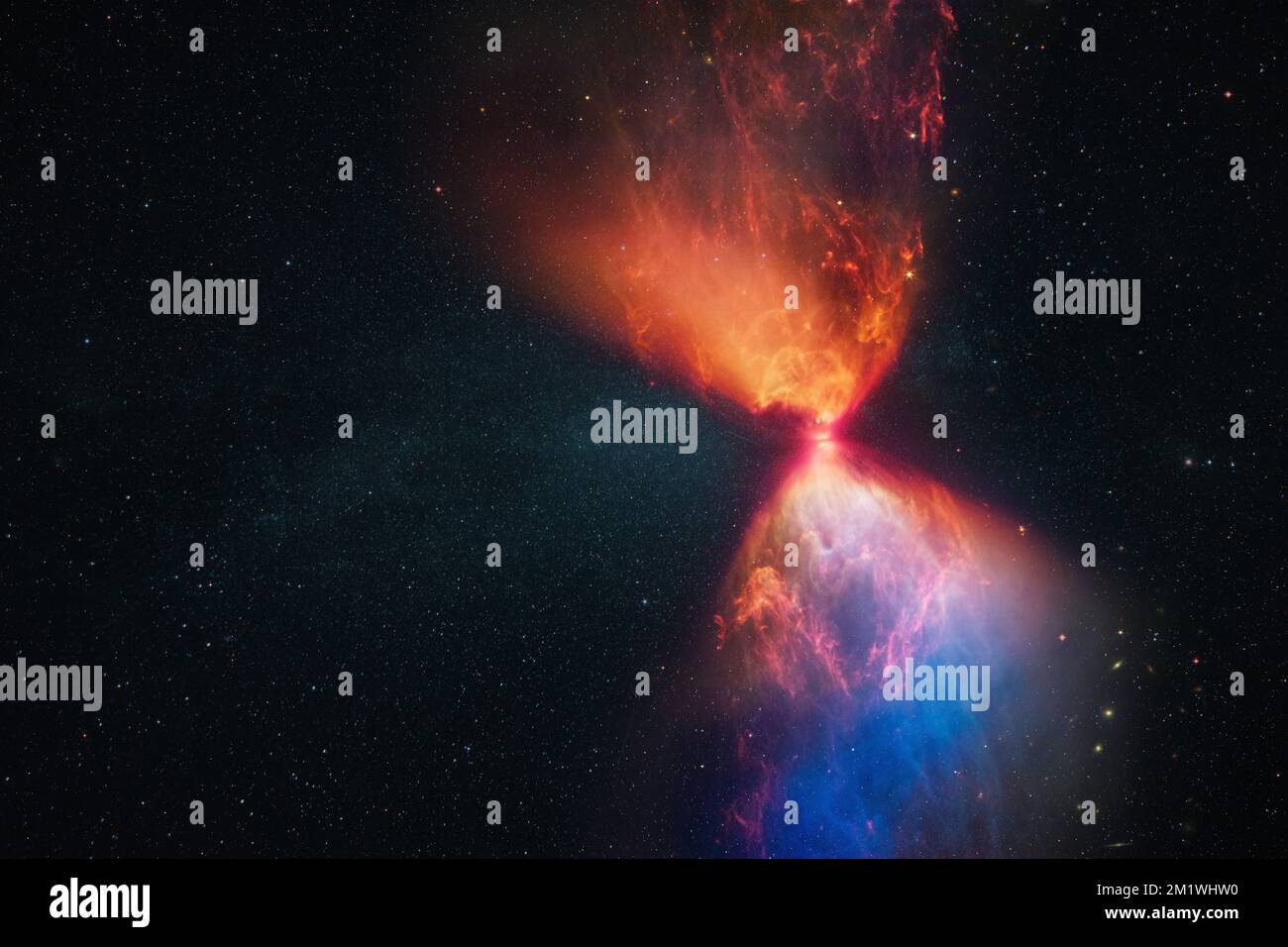 New star is born in outer space. Stars, space, dark, constellations and ...