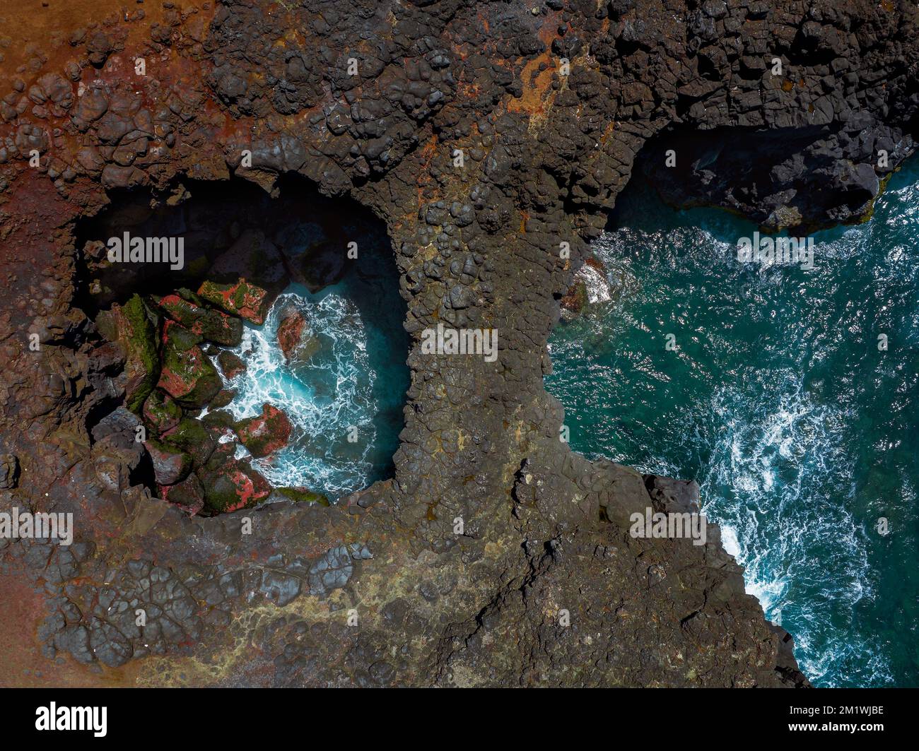Mauritius Gris Gris beach Pont Ntruel. Amazing geological fromation ...