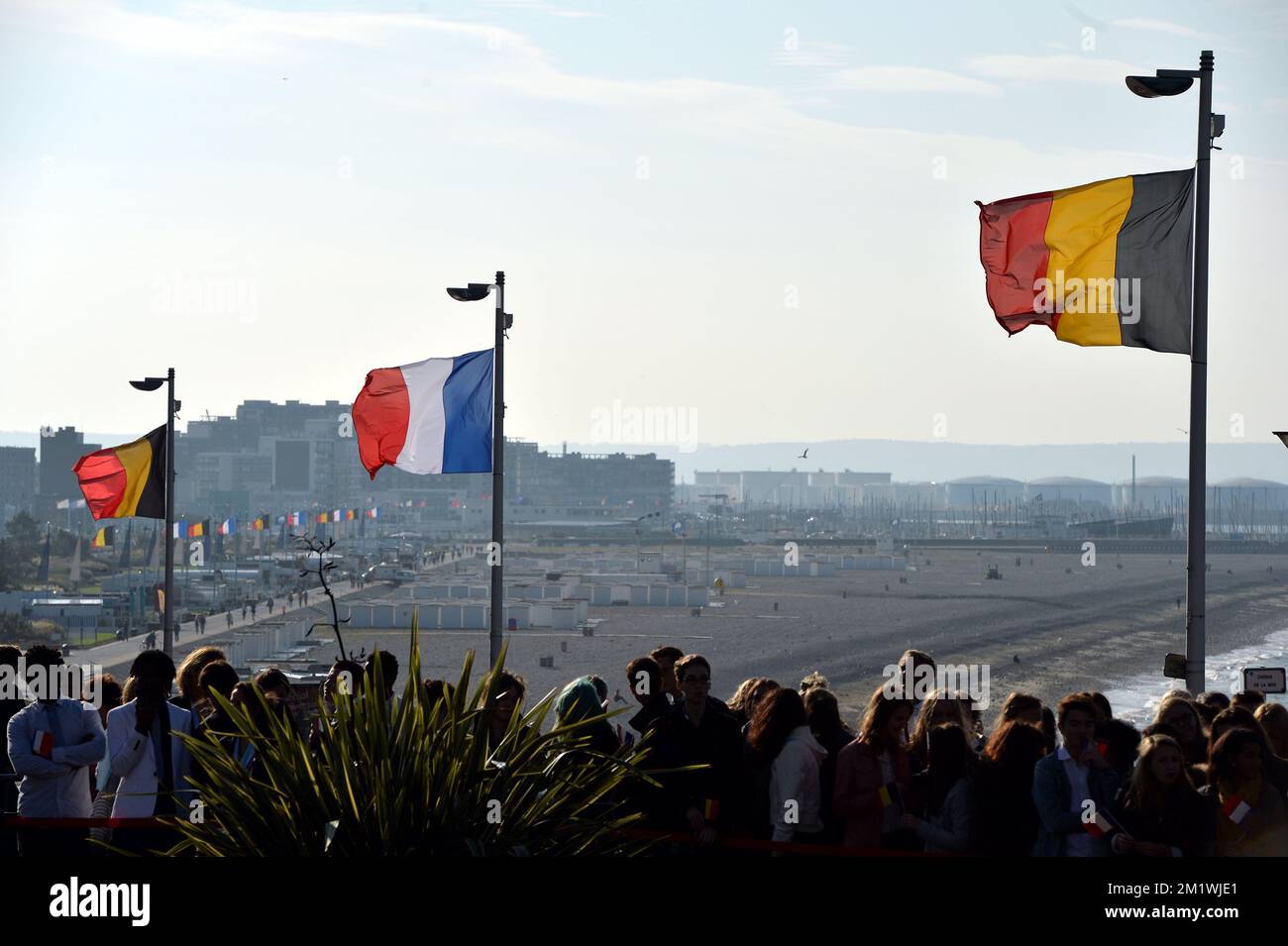 20141004 - LE HAVRE, FRANCE: Illustration picture shows Belgian and ...