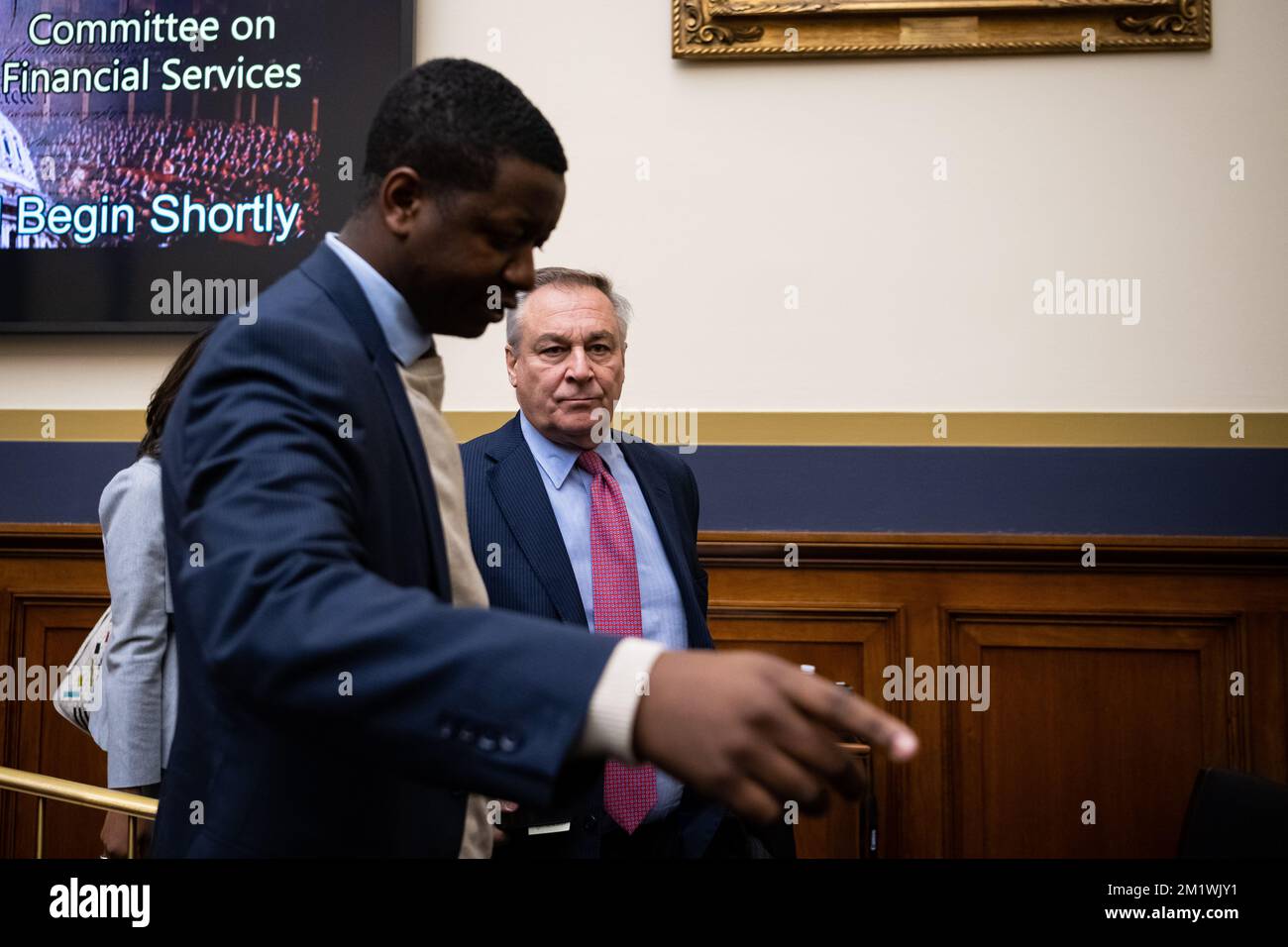 FTX Group CEO John J. Ray III arrives for a House Financial Services ...