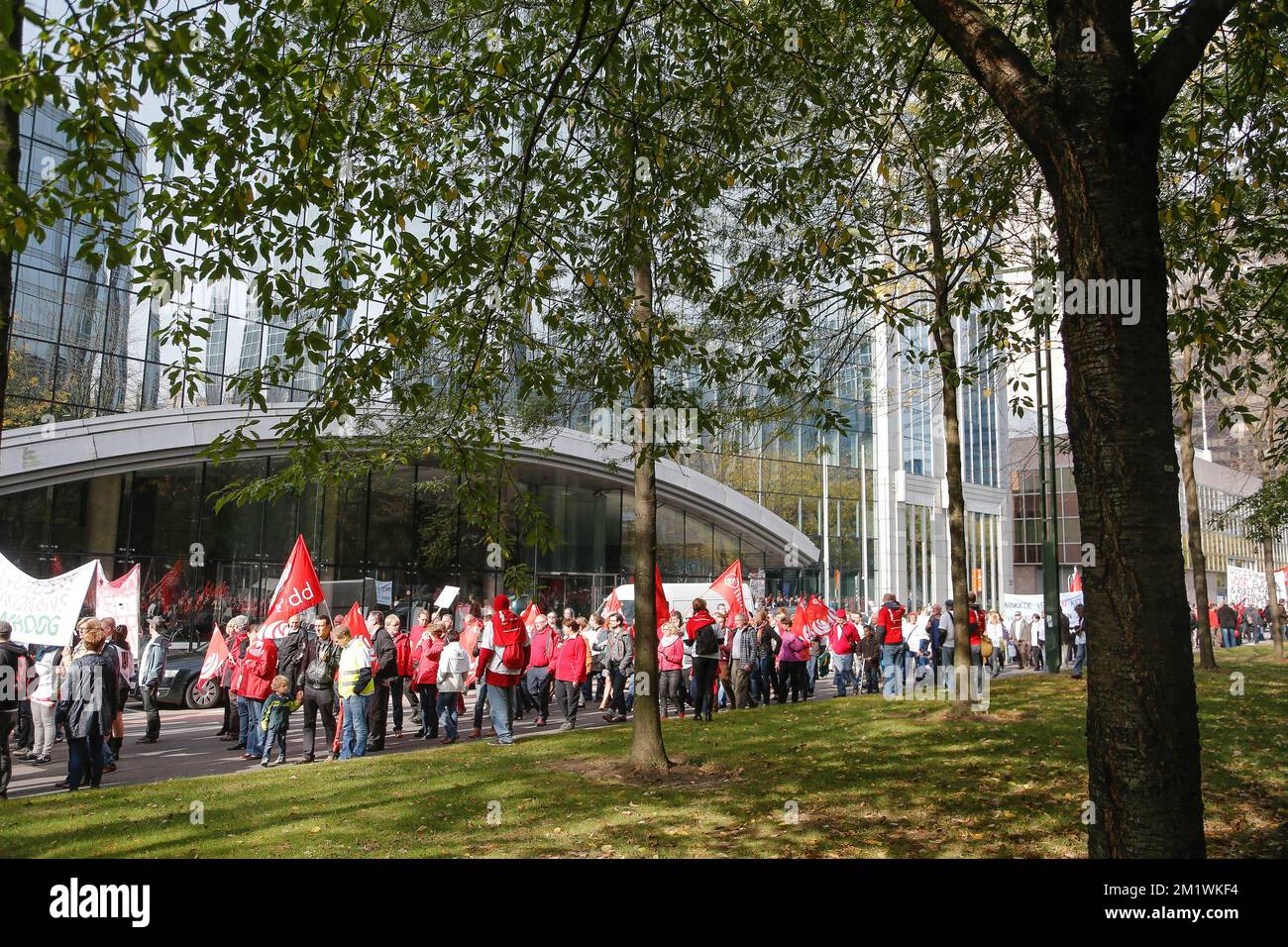 20141012 - BRUSSELS, BELGIUM: Illustration picture shows a national ...