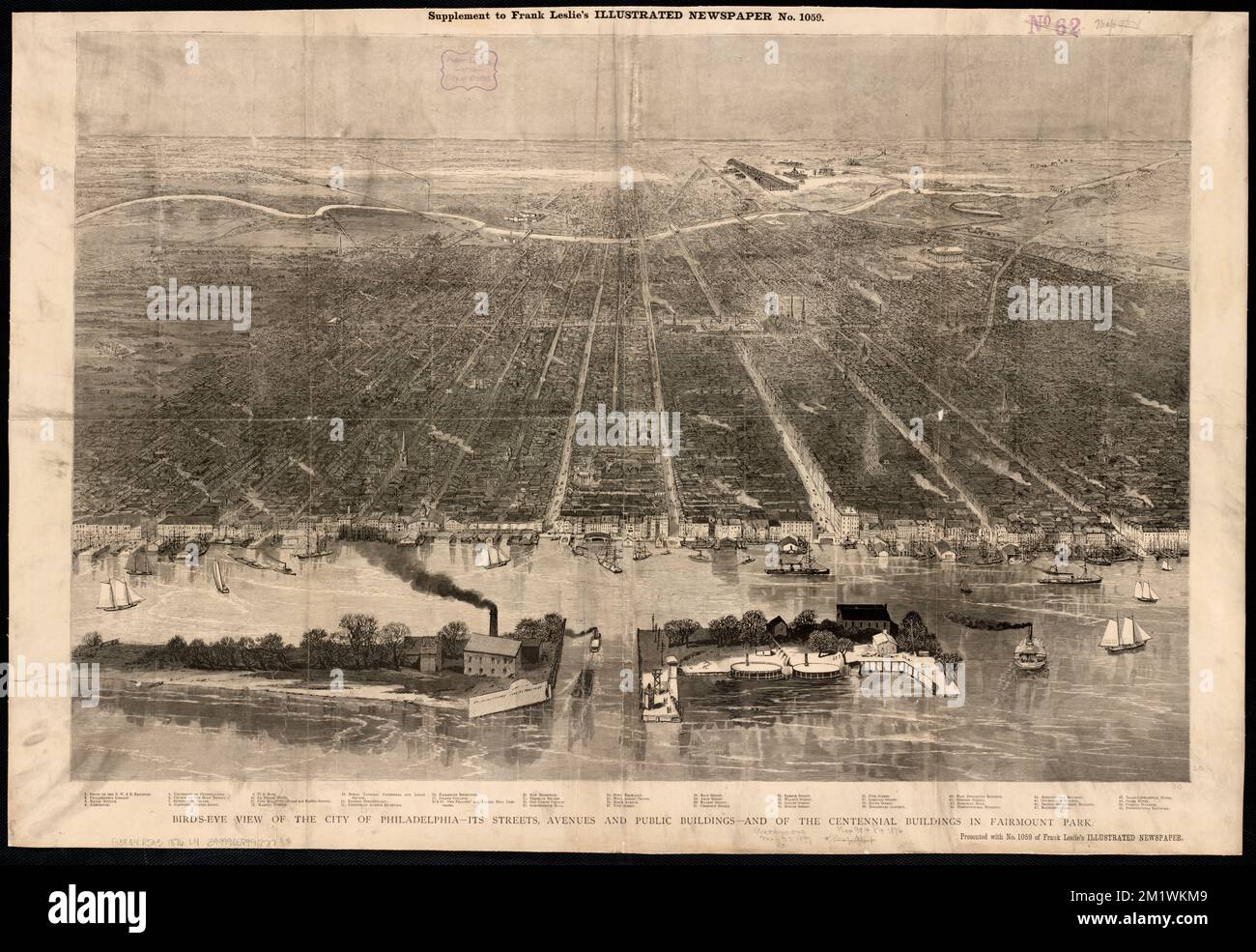Bird's-eye view of the city of Philadelphia : its streets, avenues, and ...