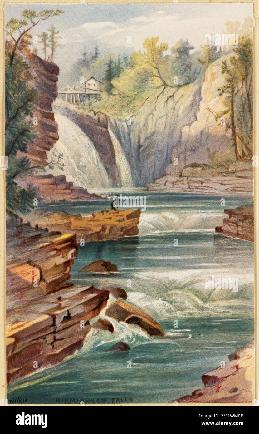 Birmingham Falls, Ausable Chasm , Canyons, Waterfalls, Rivers. Louis ...