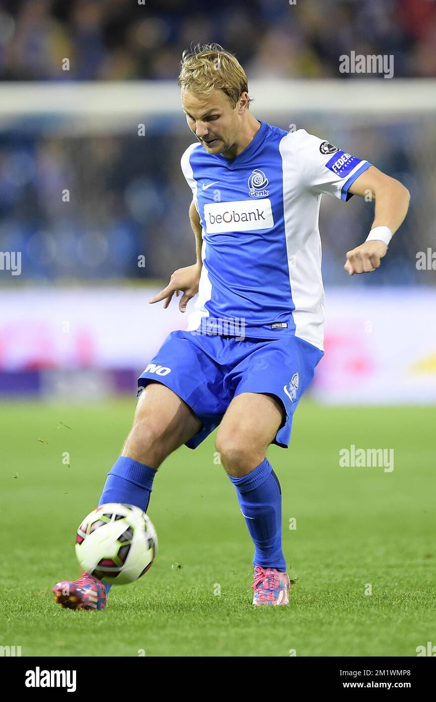 20141019 - GENK, BELGIUM: Genk's Julien Gorius pictured in action ...