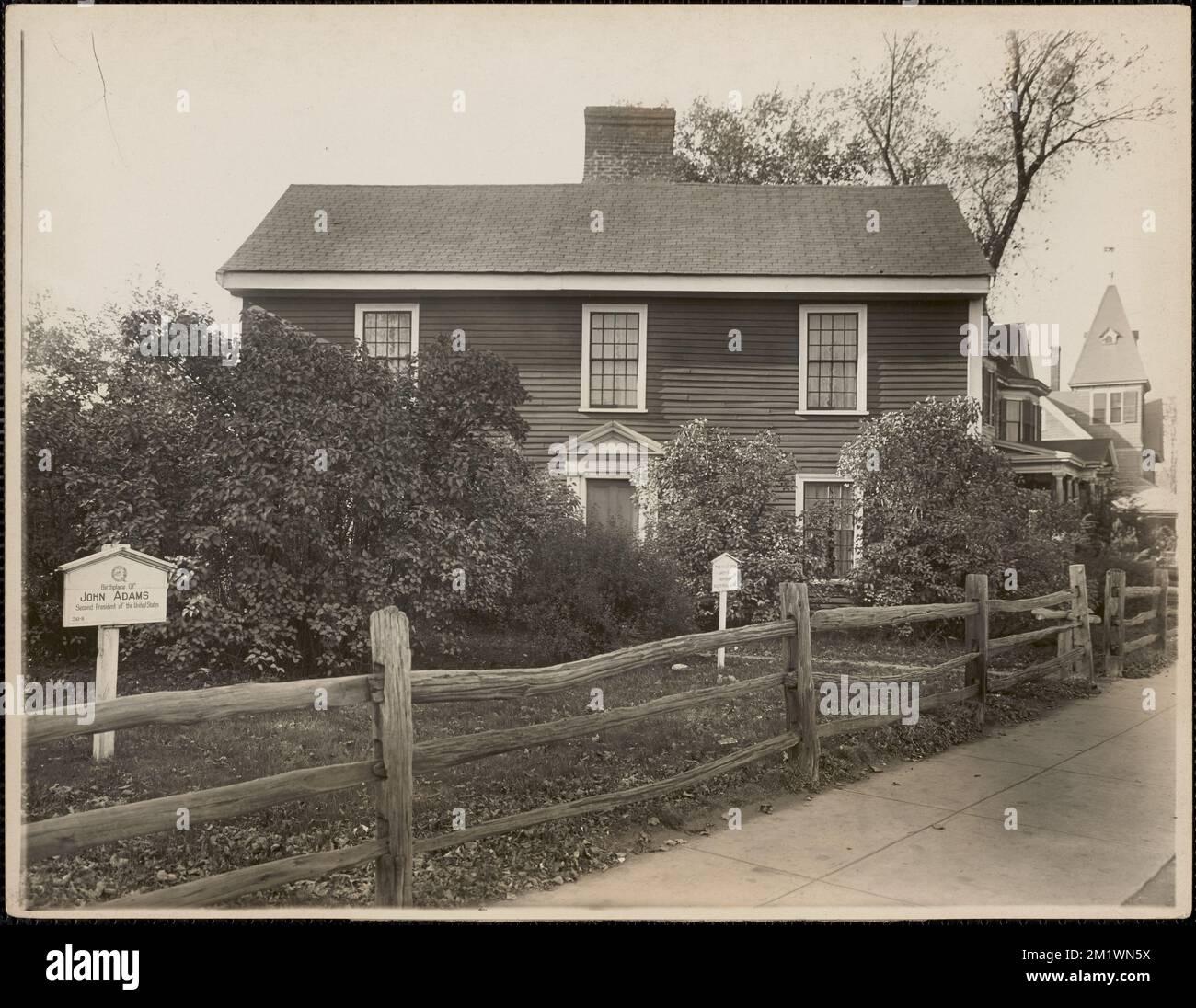 Birthplace of John Adams, Quincy, Mass. , Birthplaces, Historic ...