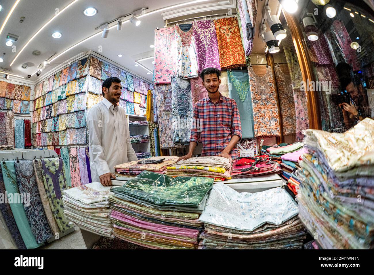 Qatari man in Souq Waqif Traditional Market during the FIFA World Cup ...