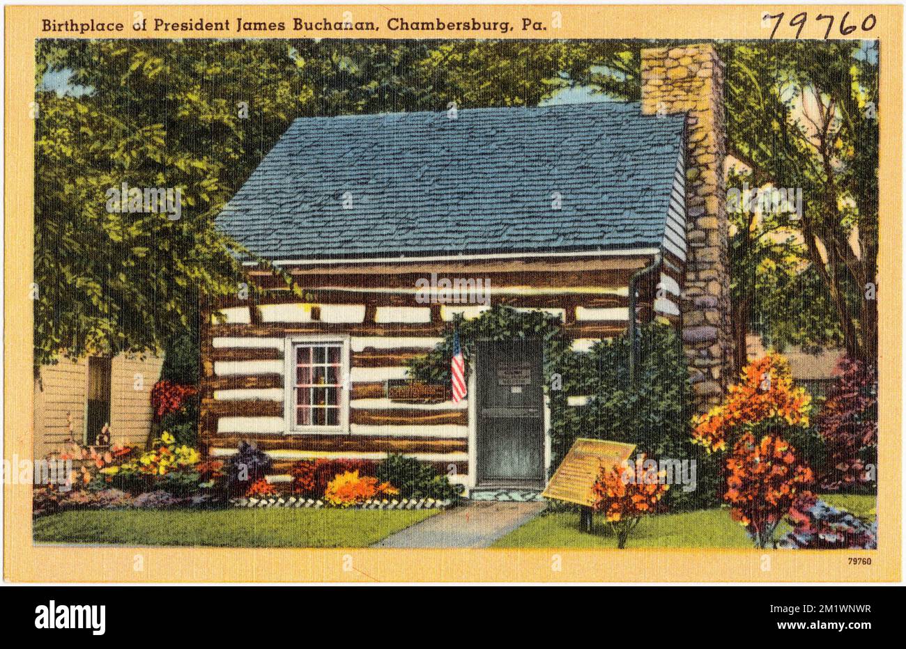 Birthplace of President James Buchanan, Chambersburg, Pa. , Historic ...
