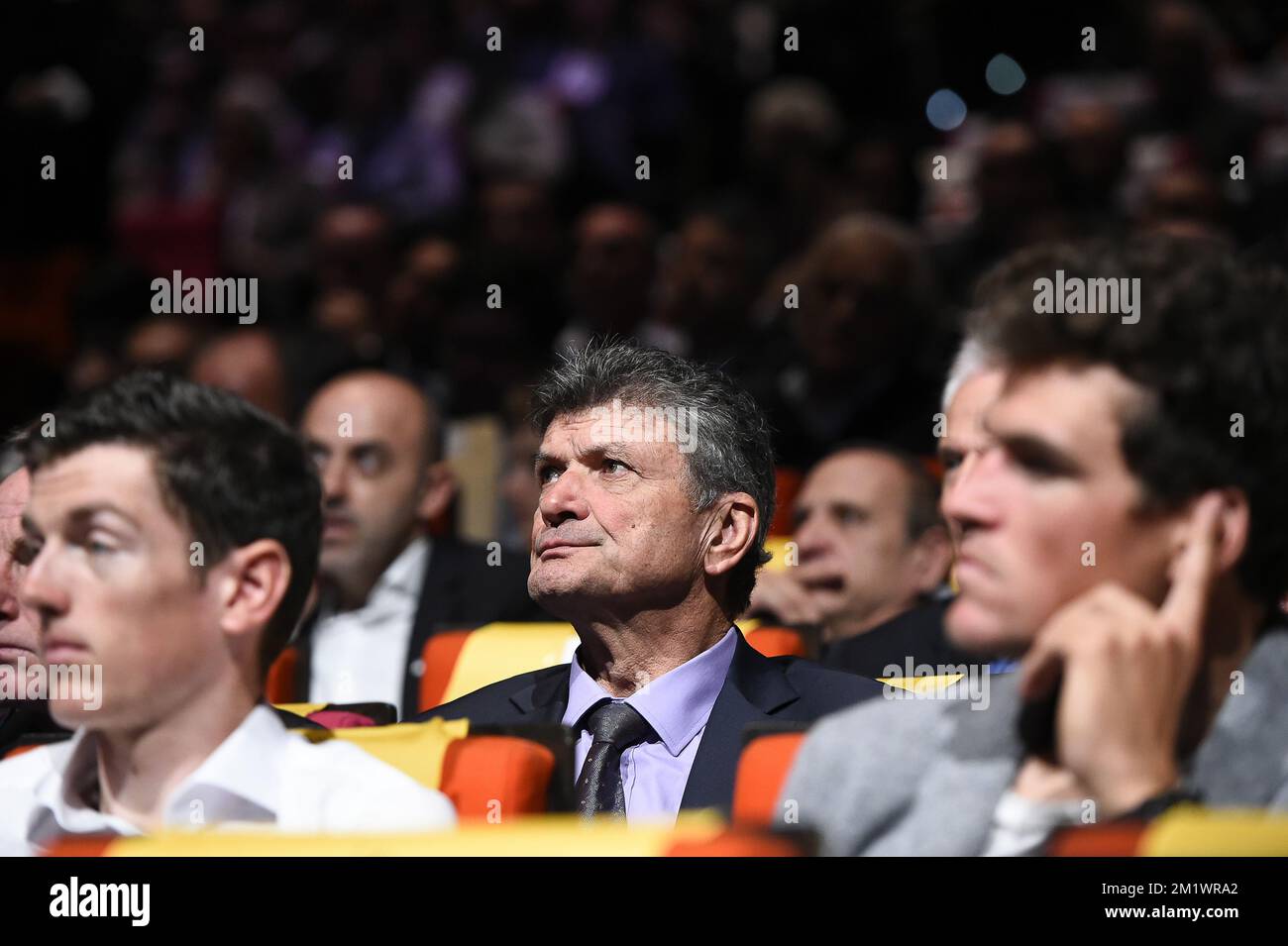 20141021 - PARIS, FRANCE: Bernard Thevenet pictured during the official ...