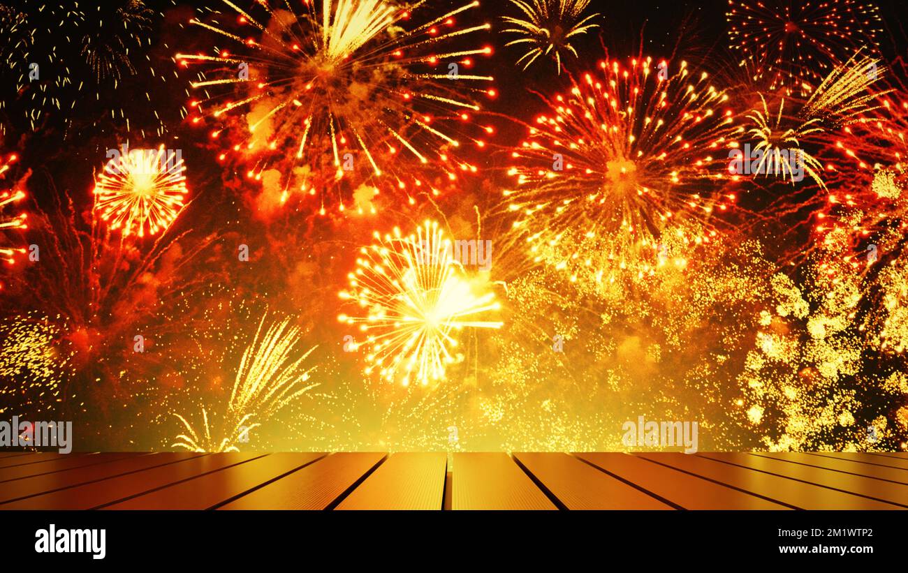 heavy firework explosion background for product presentation in social ...