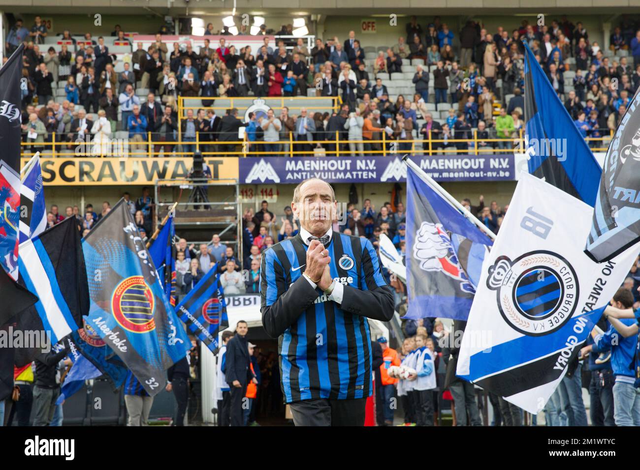 20141026 - BRUGGE, BELGIUM: Former Club player Raoul Lambert pictured ...