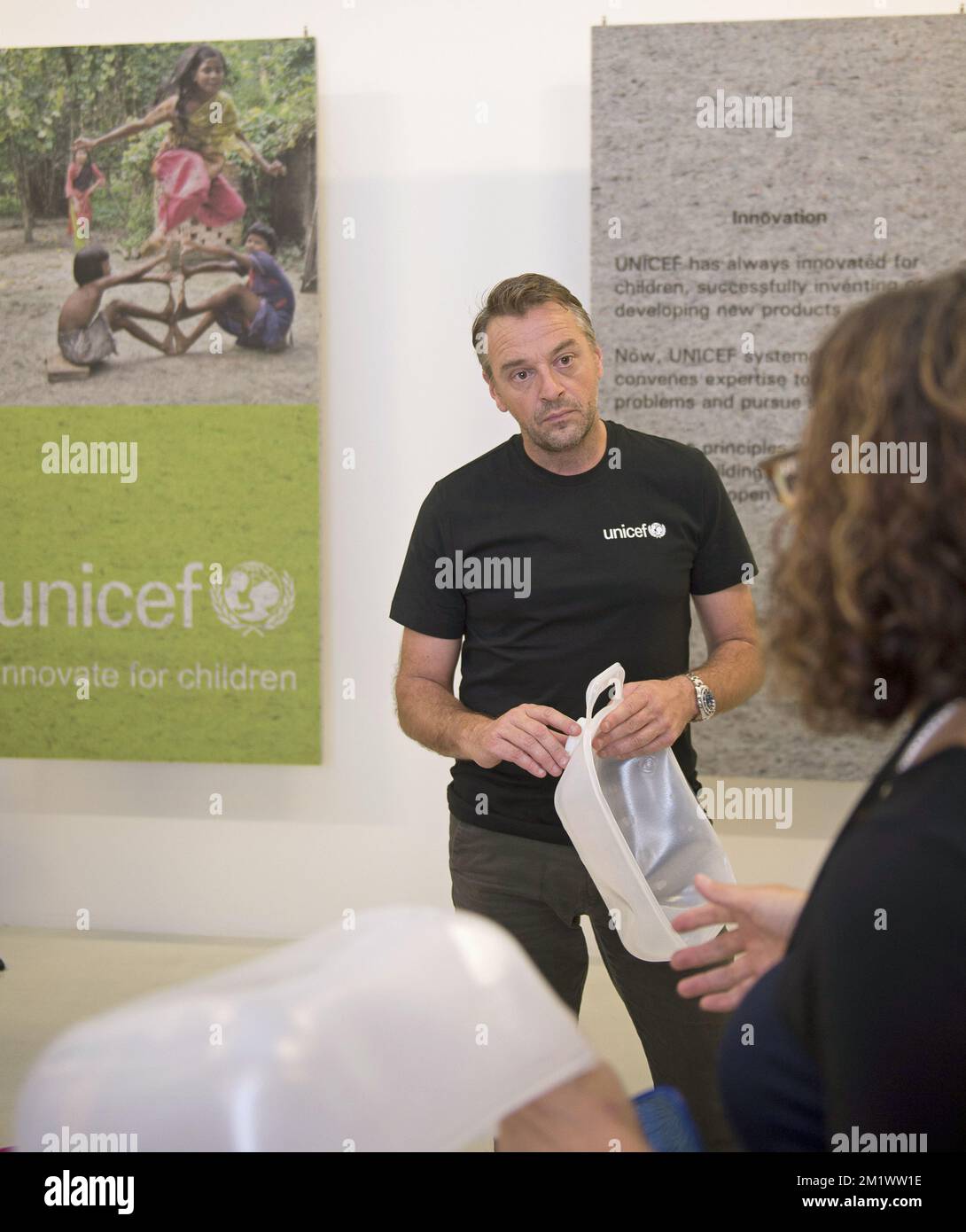 20141024 - COPENHAGEN, DENMARK: Belgian Unicef ambassador Tom Waes ...