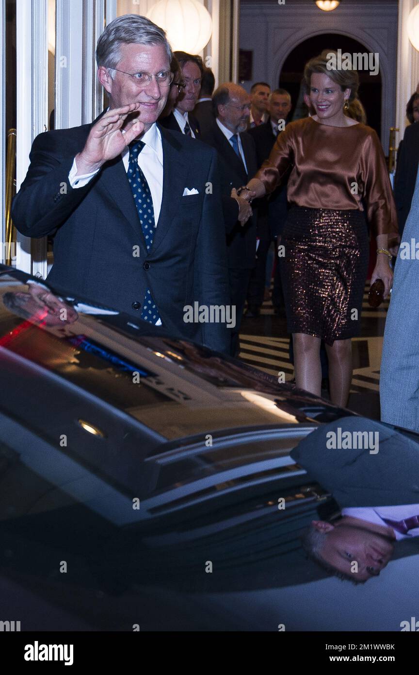 20141024 - BRUSSELS, BELGIUM: King Philippe - Filip of Belgium and ...