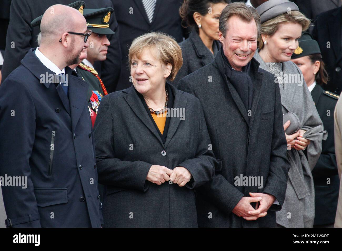 20141028 - NIEUWPOORT, BELGIUM: Belgian Prime Minister Charles Michel ...