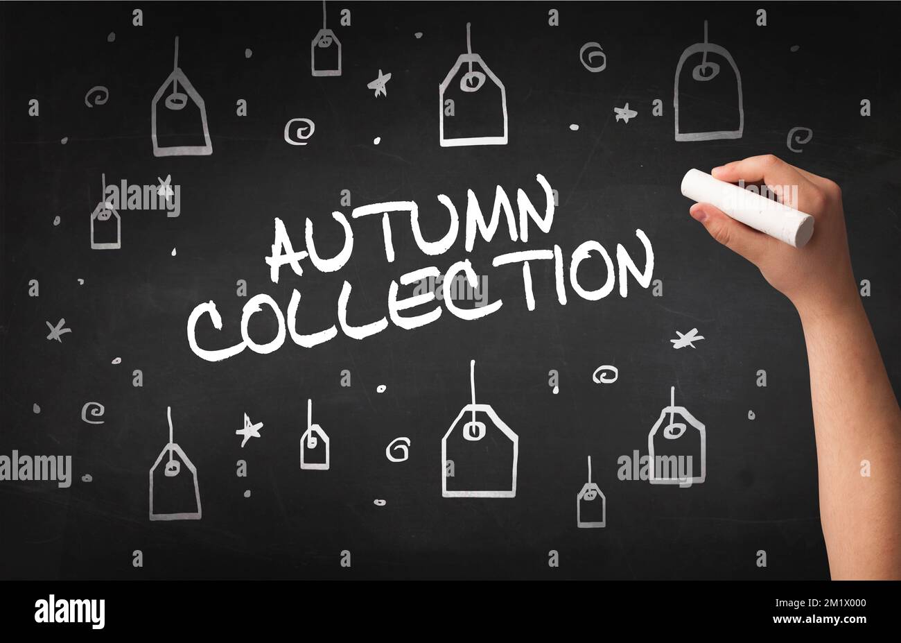 Hand drawing online shopping concept Stock Photo - Alamy