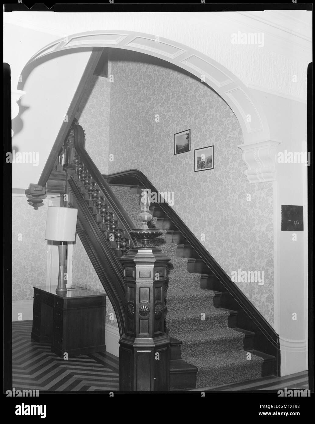 Bldg. 111, int. , Armories, Buildings, Interiors, Stairways, Watertown ...