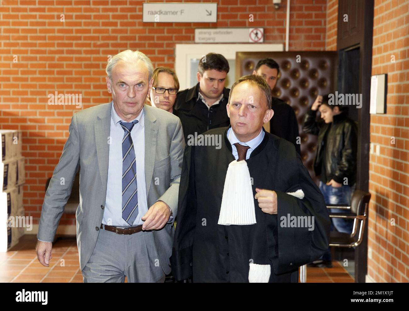 20141031 - BRUGGE, BELGIUM: Andre Gyselbrecht, father-in-law of the ...