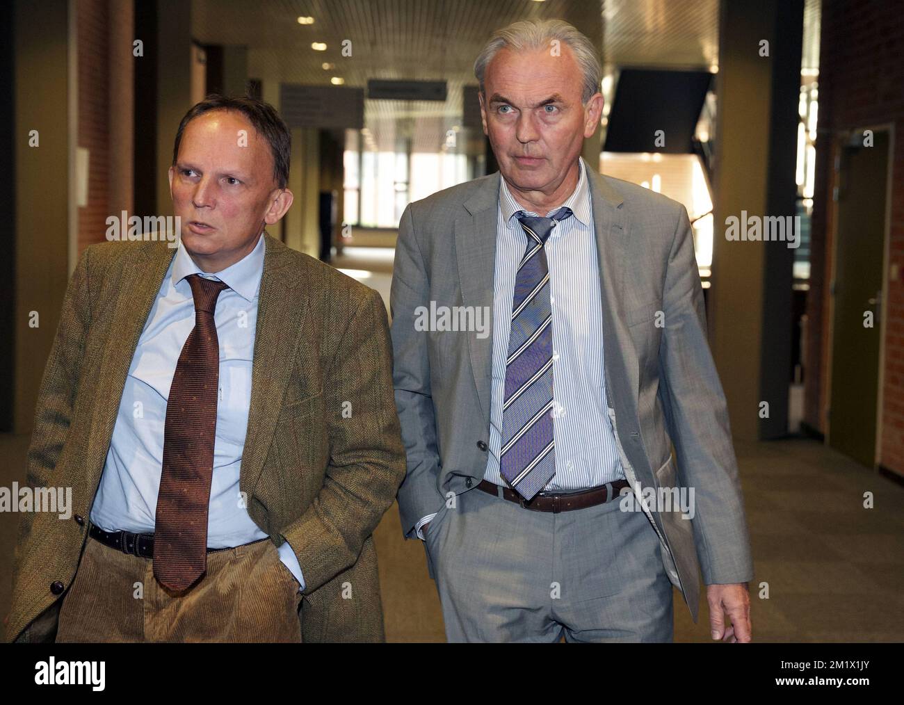 20141031 - BRUGGE, BELGIUM: Lawyer Johan Platteau, defending Andre ...