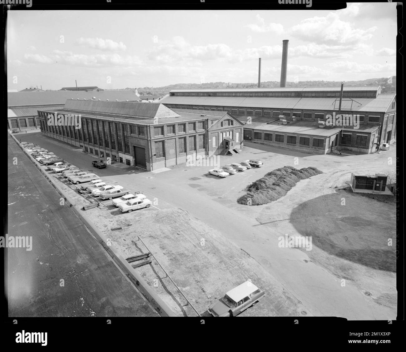 Bldg 36 , Armories, Buildings, Parking lots, Watertown Arsenal Mass ...