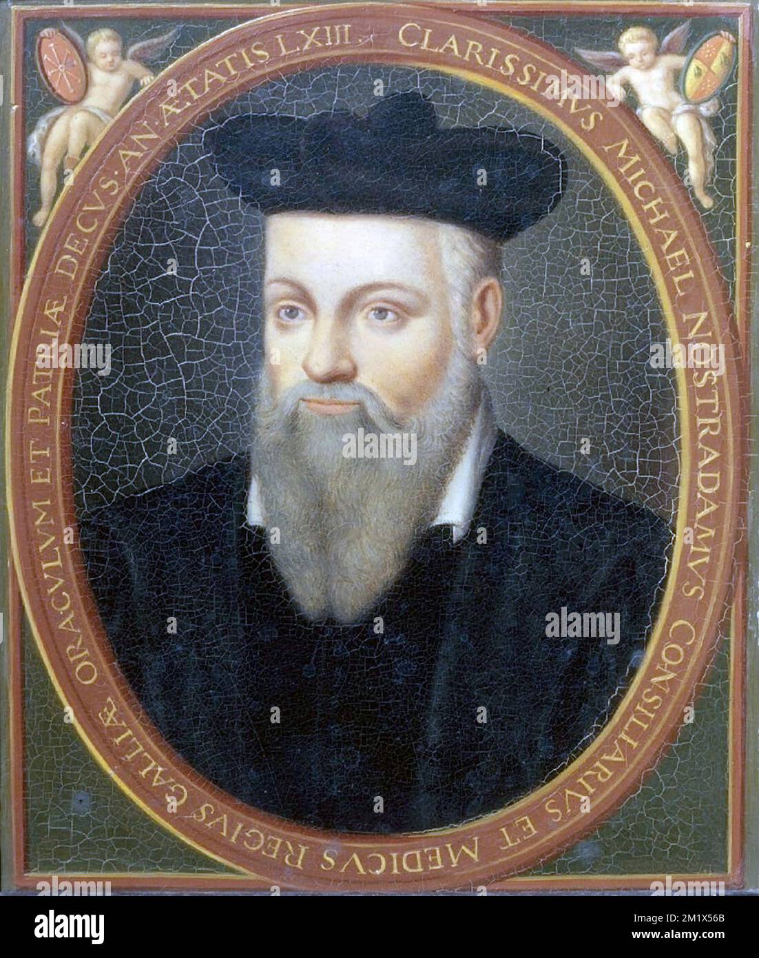 Portrait of Michel Nostradamus, ca 1846 Stock Photo - Alamy