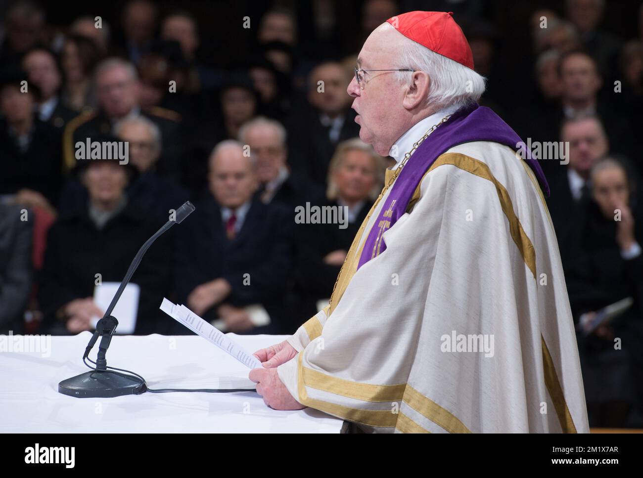 20141212 - BRUSSELS, BELGIUM: Cardinal Godfried Danneels pictured ...