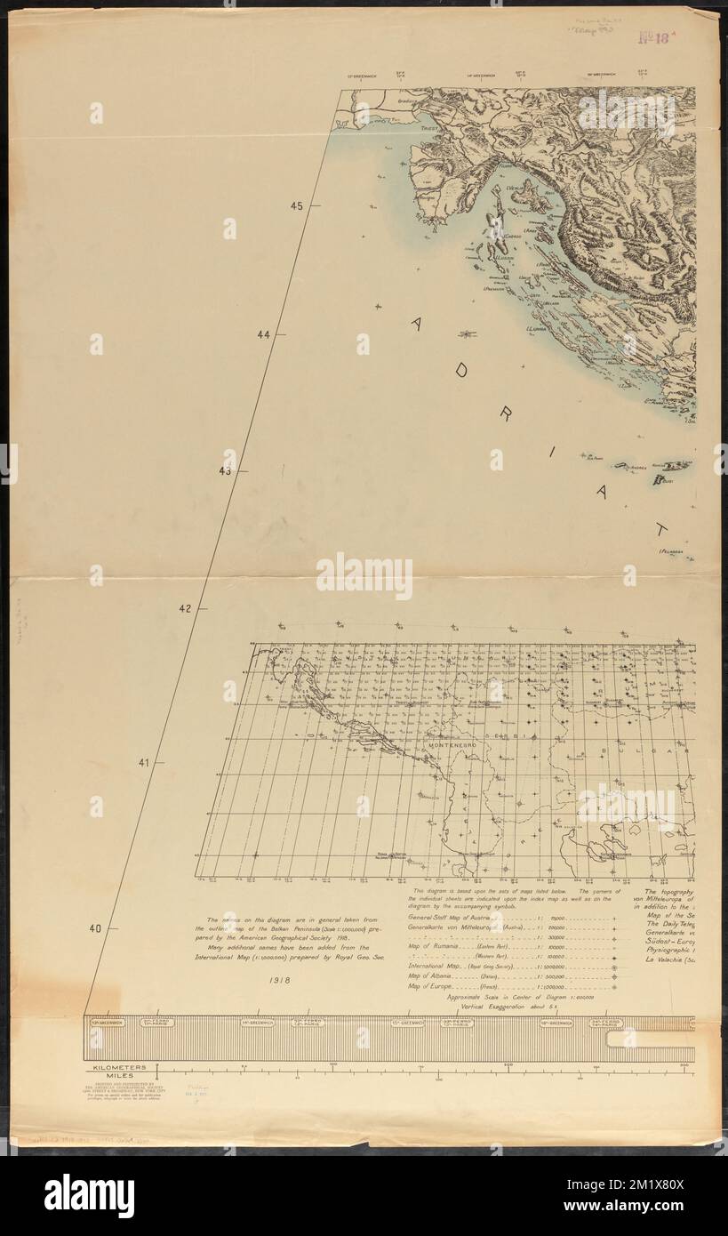 Block diagram showing terrain of the Balkan Peninsula , Block diagrams ...